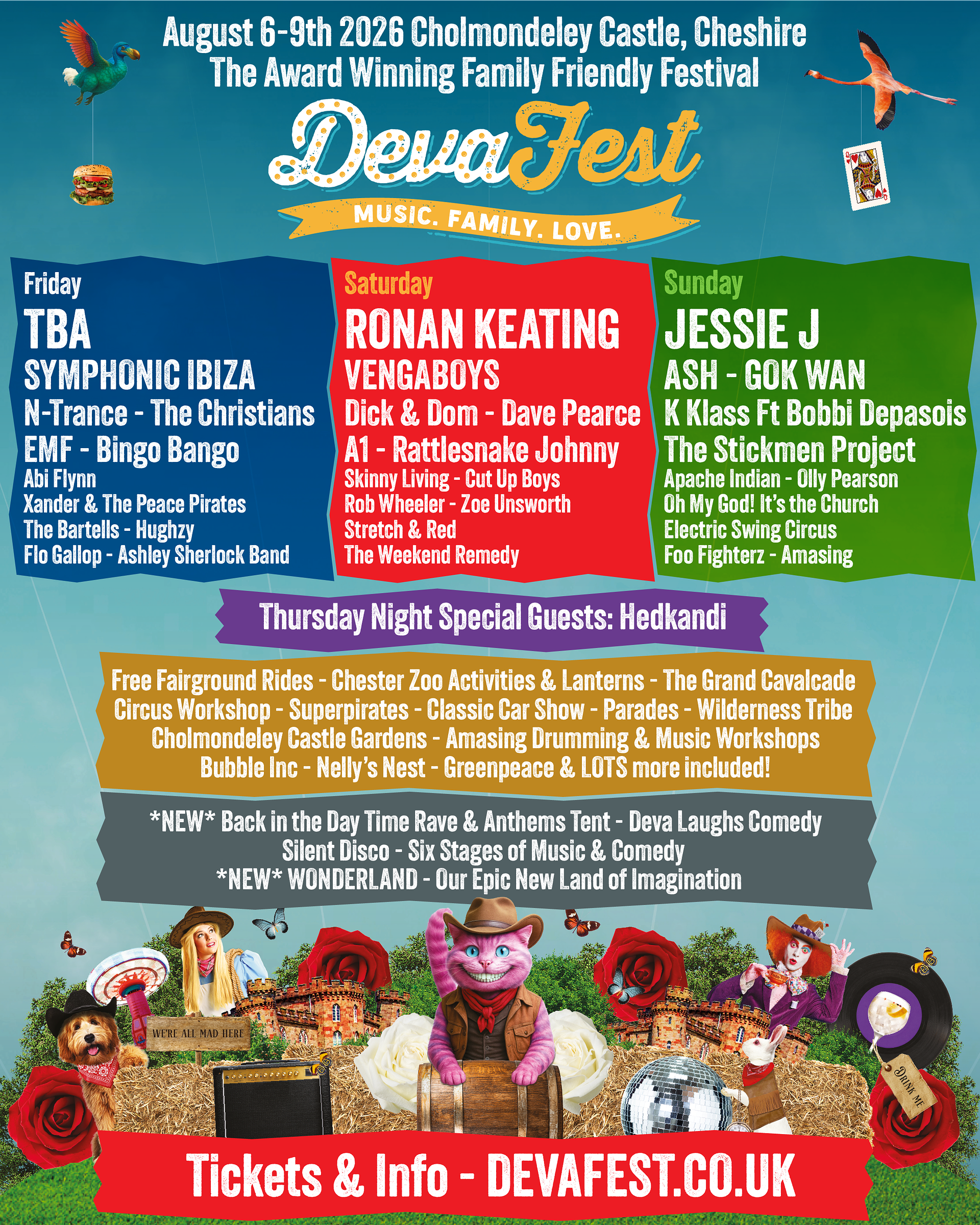 Deva Fest 2026–Award-Winning Family Camping Music Festival Cheshire UK