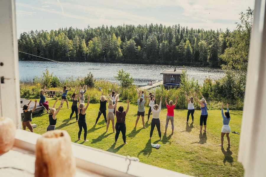 Yoga Retreat in Sweden. Saunas, yoga, meditation, swims, forest walks.