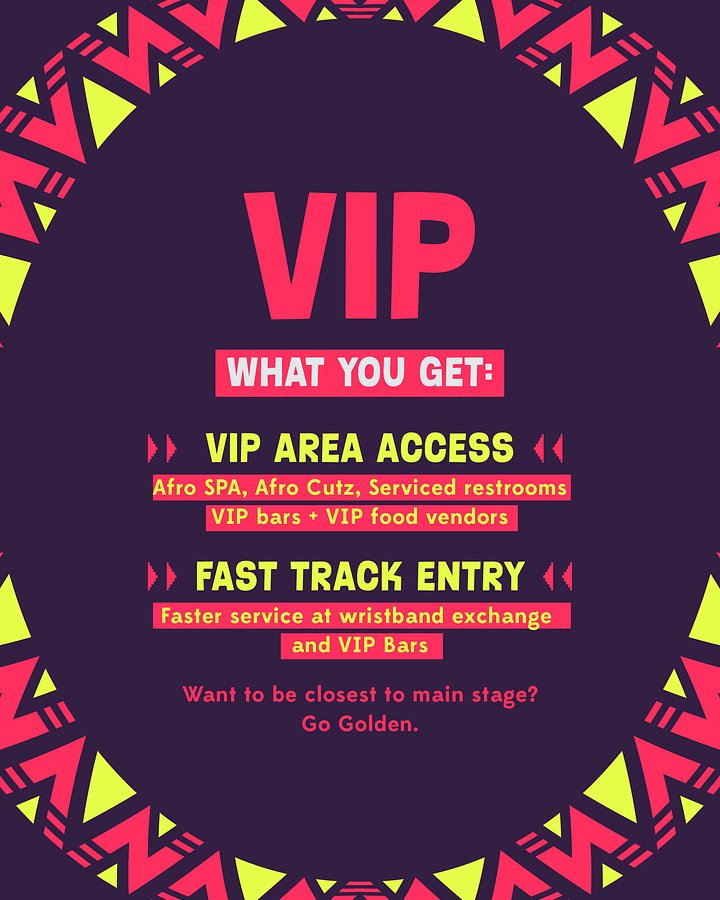 Afro Nation 2025 - Festival Tickets
