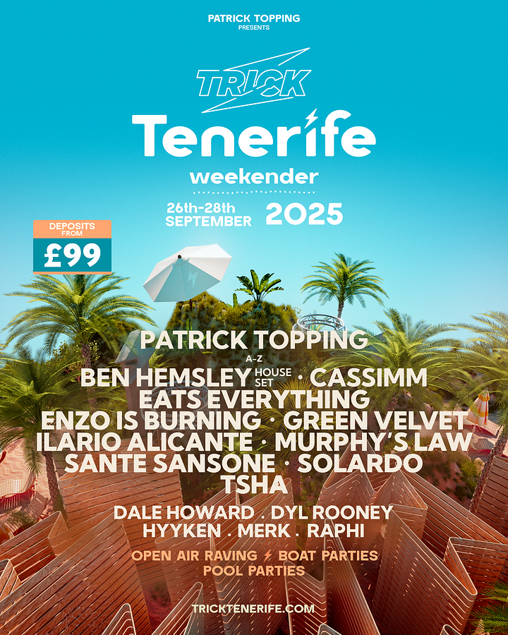 Lineup | Trick Tenerife Weekender 2025