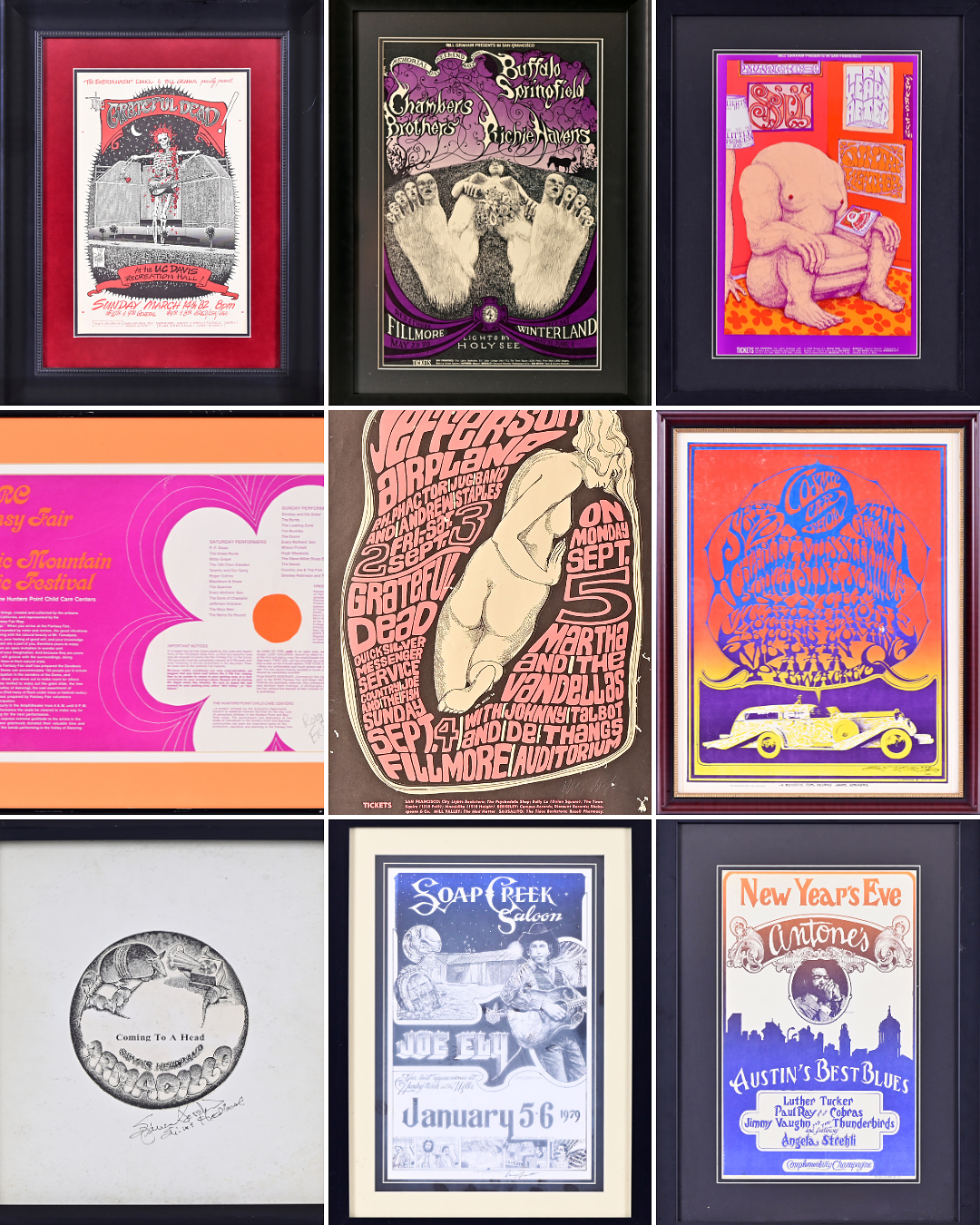 MIKE CRAWFORD POSTERS | BURLEY AUCTION