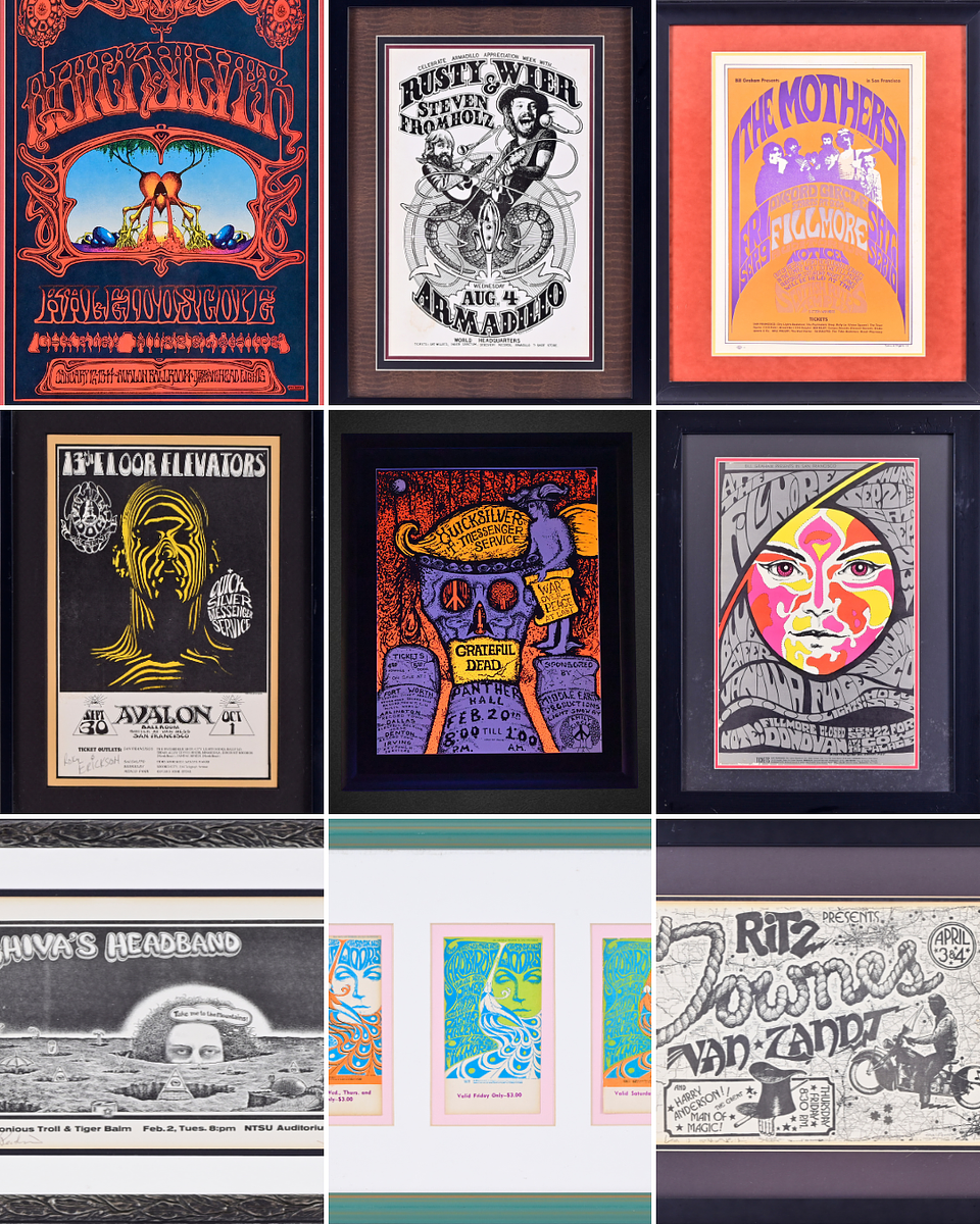 MIKE CRAWFORD POSTERS | BURLEY AUCTION
