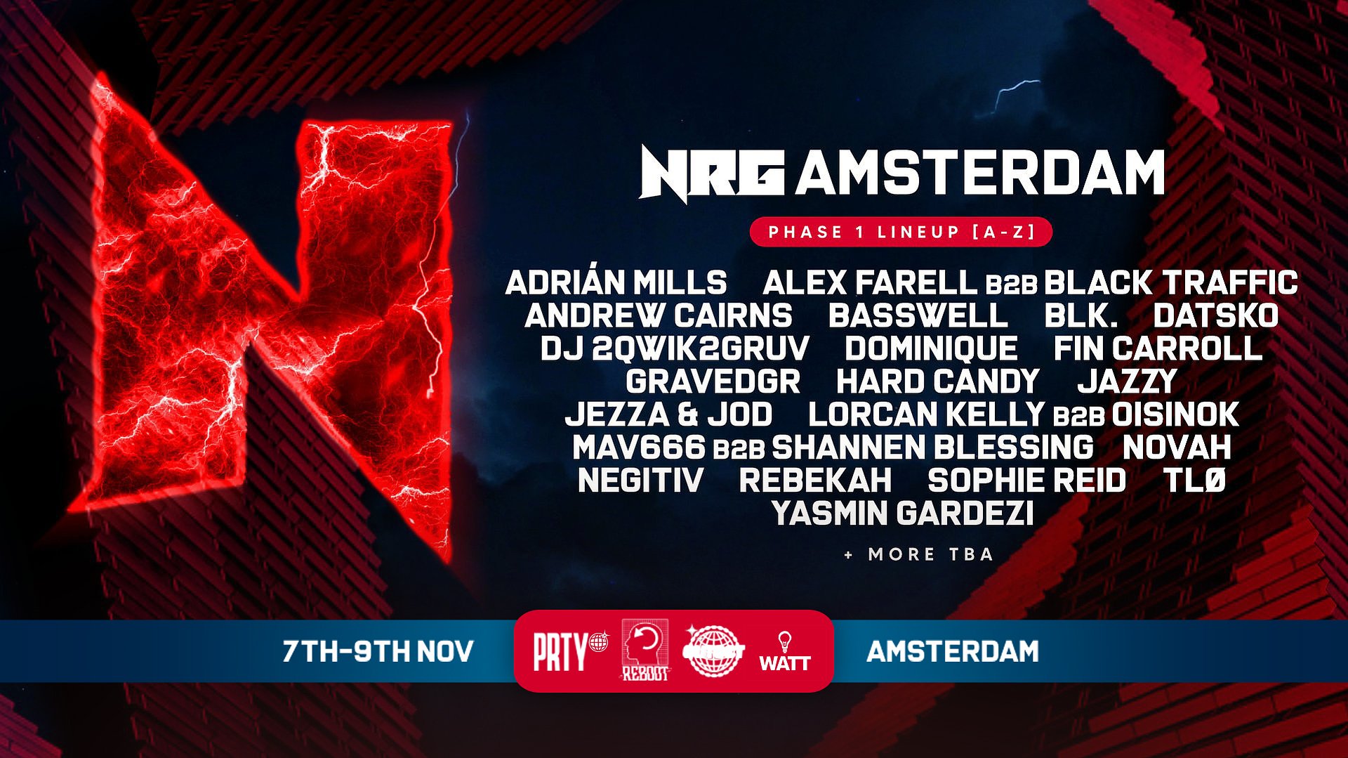 Line Up | NRG Amsterdam